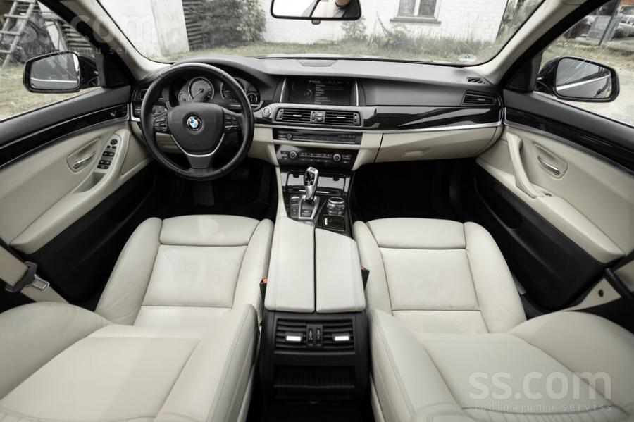 Melns BMW 525 2013 Tukums, ar dzinēja tilpumu 2.00 L un nobraukumu 0 tūkst. km par 11500 €, foto 16 vietnē AUTOMOTO.COM.LV