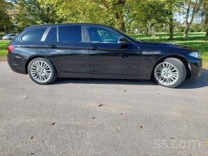 Black BMW 525 2013 in Jelgava, with an engine capacity of 2.00 L and mileage of 240 thousand km for 11000 €, photo 5 on AUTOMOTO.COM.LV