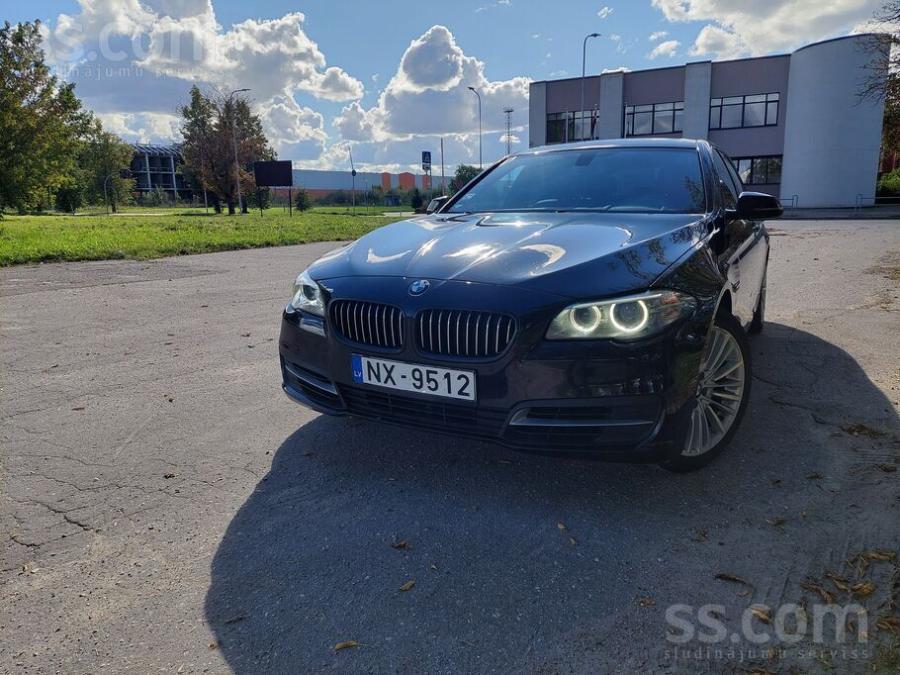 Black BMW 525 2013 in Jelgava, with an engine capacity of 2.00 L and mileage of 240 thousand km for 11000 €, photo 12 on AUTOMOTO.COM.LV
