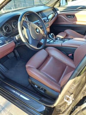Black BMW 525 2013 in Jelgava, with an engine capacity of 2.00 L and mileage of 240 thousand km for 11000 €, photo 19 on AUTOMOTO.COM.LV
