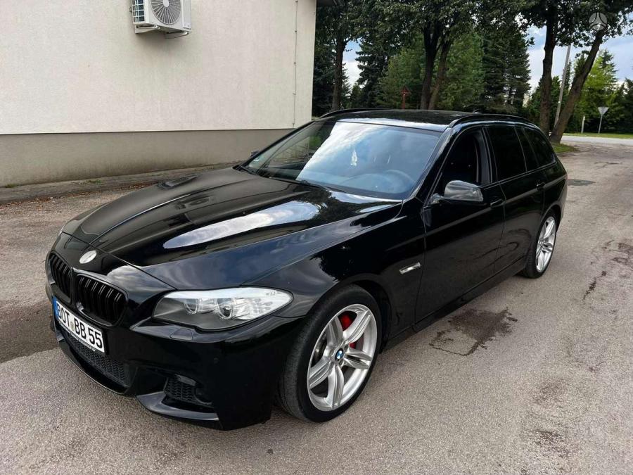 Черный БМВ 525 2013 в Паневежис, объемом двигателя 2.00 л и пробегом 214 тыс. км за 8250 €, фото 1 на AUTOMOTO.COM.LV