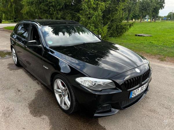 Black BMW 525 2013 in Panevezys, with an engine capacity of 2.00 L and mileage of 214 thousand km for 8250 €, photo 2 on AUTOMOTO.COM.LV