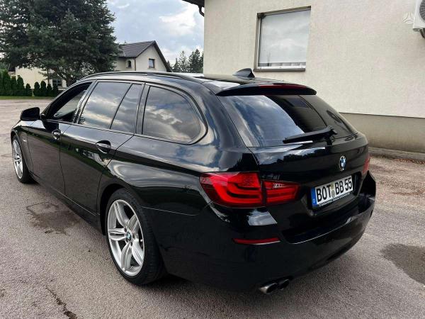 Black BMW 525 2013 in Panevezys, with an engine capacity of 2.00 L and mileage of 214 thousand km for 8250 €, photo 7 on AUTOMOTO.COM.LV