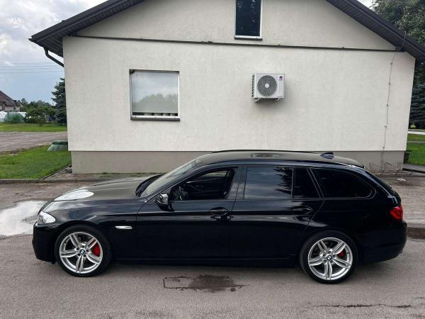 Black BMW 525 2013 in Panevezys, with an engine capacity of 2.00 L and mileage of 214 thousand km for 8250 €, photo 8 on AUTOMOTO.COM.LV
