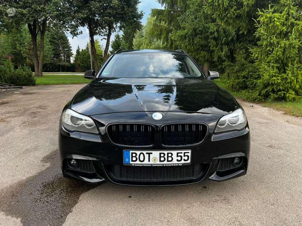 Black BMW 525 2013 in Panevezys, with an engine capacity of 2.00 L and mileage of 214 thousand km for 8250 €, photo 9 on AUTOMOTO.COM.LV