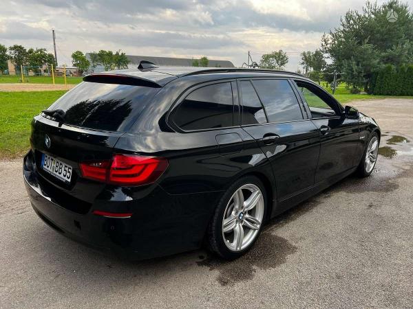 Black BMW 525 2013 in Panevezys, with an engine capacity of 2.00 L and mileage of 214 thousand km for 8250 €, photo 10 on AUTOMOTO.COM.LV