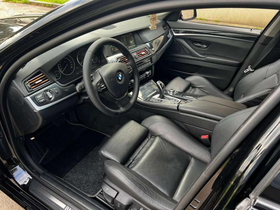 Черный БМВ 525 2013 в Паневежис, объемом двигателя 2.00 л и пробегом 214 тыс. км за 8250 €, фото 15 на AUTOMOTO.COM.LV