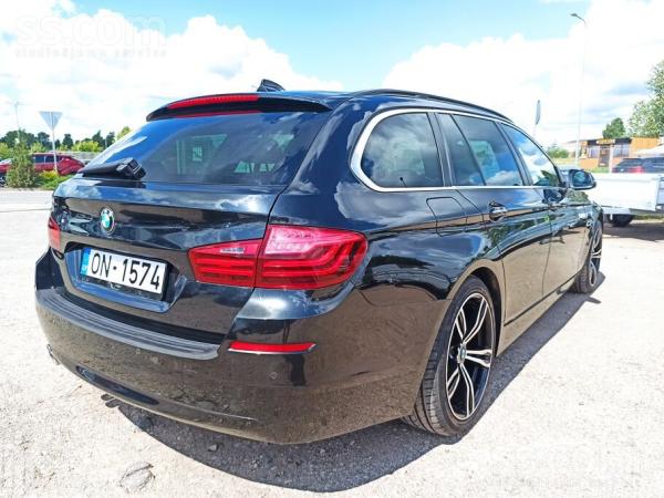 Black BMW 525 2013 in Daugavpils, with an engine capacity of 2.00 L and mileage of 0 thousand km for 11350 €, photo 7 on AUTOMOTO.COM.LV