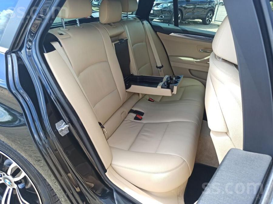 Melns BMW 525 2013 Daugavpils, ar dzinēja tilpumu 2.00 L un nobraukumu 0 tūkst. km par 11350 €, foto 16 vietnē AUTOMOTO.COM.LV