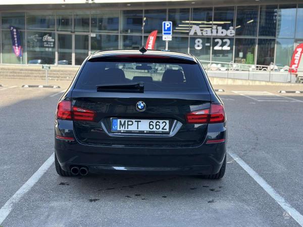 Melns BMW 525 2013 Viļņa, ar dzinēja tilpumu 2.00 L un nobraukumu 285 tūkst. km par 10000 €, foto 5 vietnē AUTOMOTO.COM.LV