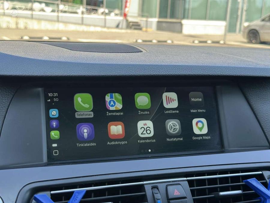 Black BMW 525 2013 in Vilnius, with an engine capacity of 2.00 L and mileage of 285 thousand km for 10000 €, photo 25 on AUTOMOTO.COM.LV