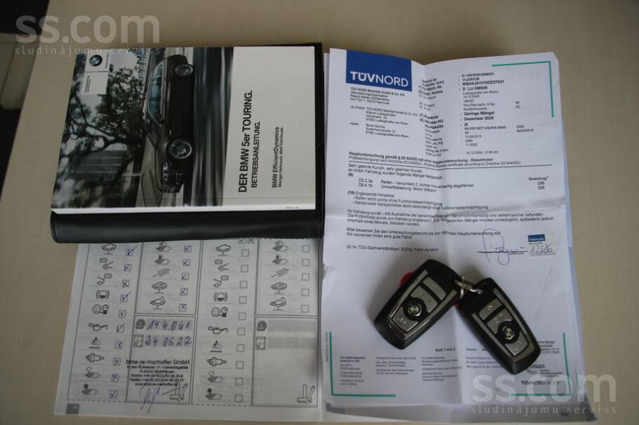 Черный БМВ 525 2013 в Тукумс, объемом двигателя 2.00 л и пробегом 214 тыс. км за 11865 €, фото 34 на AUTOMOTO.COM.LV