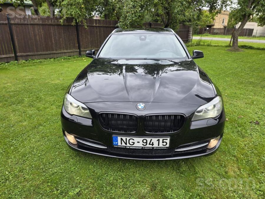 Melns BMW 525 2013 Jelgava, ar dzinēja tilpumu 2.00 L un nobraukumu 351 tūkst. km par 8500 €, foto 1 vietnē AUTOMOTO.COM.LV