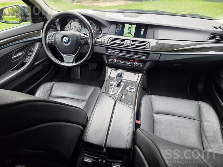 Melns BMW 525 2013 Jelgava, ar dzinēja tilpumu 2.00 L un nobraukumu 351 tūkst. km par 8500 €, foto 17 vietnē AUTOMOTO.COM.LV