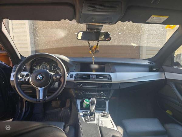 Black BMW 525 2013 in Kaunas, with an engine capacity of 2.00 L and mileage of 315 thousand km for 8500 €, photo 6 on AUTOMOTO.COM.LV