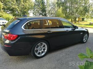 Черный БМВ 525 2013 в Бауска, объемом двигателя 2.00 л и пробегом 190 тыс. км за 8450 €, фото 5 на AUTOMOTO.COM.LV