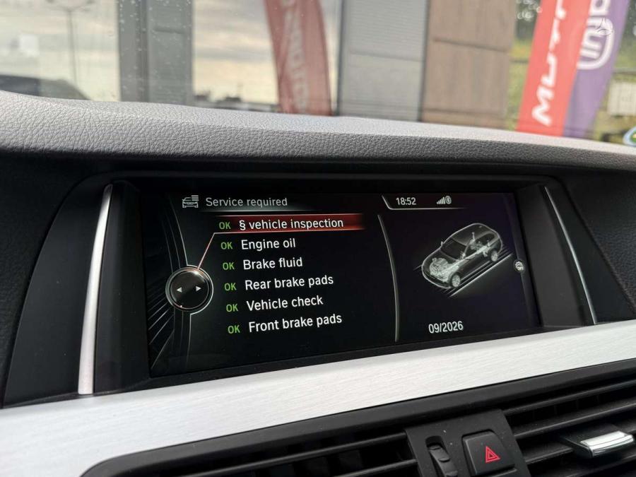 Melns BMW 525 2013 Viļņa, ar dzinēja tilpumu 2.00 L un nobraukumu 242 tūkst. km par 10500 €, foto 41 vietnē AUTOMOTO.COM.LV