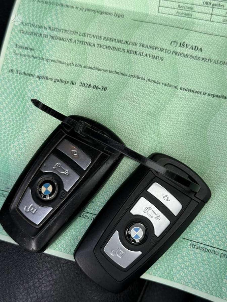 Black BMW 525 2013 in Kaunas, with an engine capacity of 2.00 L and mileage of 290 thousand km for 7700 €, photo 21 on AUTOMOTO.COM.LV