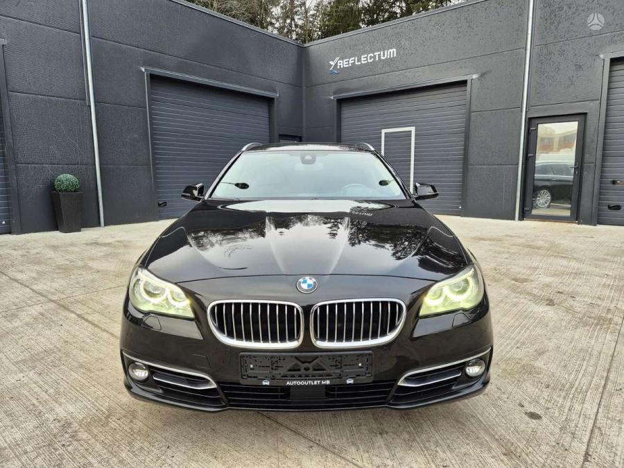 Black BMW 525 2014 in Utena, with an engine capacity of 2.00 L and mileage of 325 thousand km for 9490 €, photo 7 on AUTOMOTO.COM.LV