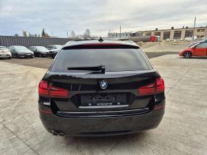 Black BMW 525 2014 in Utena, with an engine capacity of 2.00 L and mileage of 325 thousand km for 9490 €, photo 8 on AUTOMOTO.COM.LV