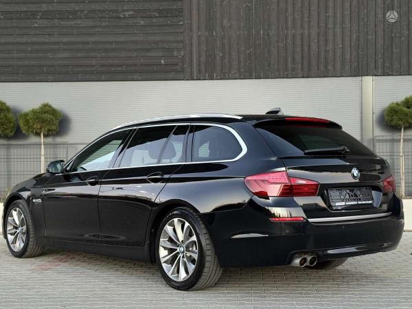 Black BMW 525 2014 in Siauliai, with an engine capacity of 2.00 L and mileage of 222 thousand km for 10999 €, photo 3 on AUTOMOTO.COM.LV