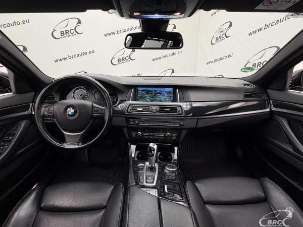 Melns BMW 525 2014 Viļņa, ar dzinēja tilpumu 2.00 L un nobraukumu 270 tūkst. km par 10900 €, foto 4 vietnē AUTOMOTO.COM.LV