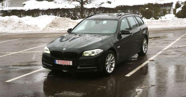 Melns BMW 525 2014 Elektrėnai, ar dzinēja tilpumu 2.00 L un nobraukumu 250 tūkst. km par 10800 €, foto 1 vietnē AUTOMOTO.COM.LV