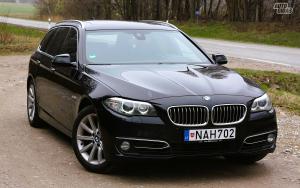 Black BMW 525 2014 in Petrikaiciai, with an engine capacity of 2.00 L and mileage of 271 thousand km for 10999 €, photo  on AUTOMOTO.COM.LV