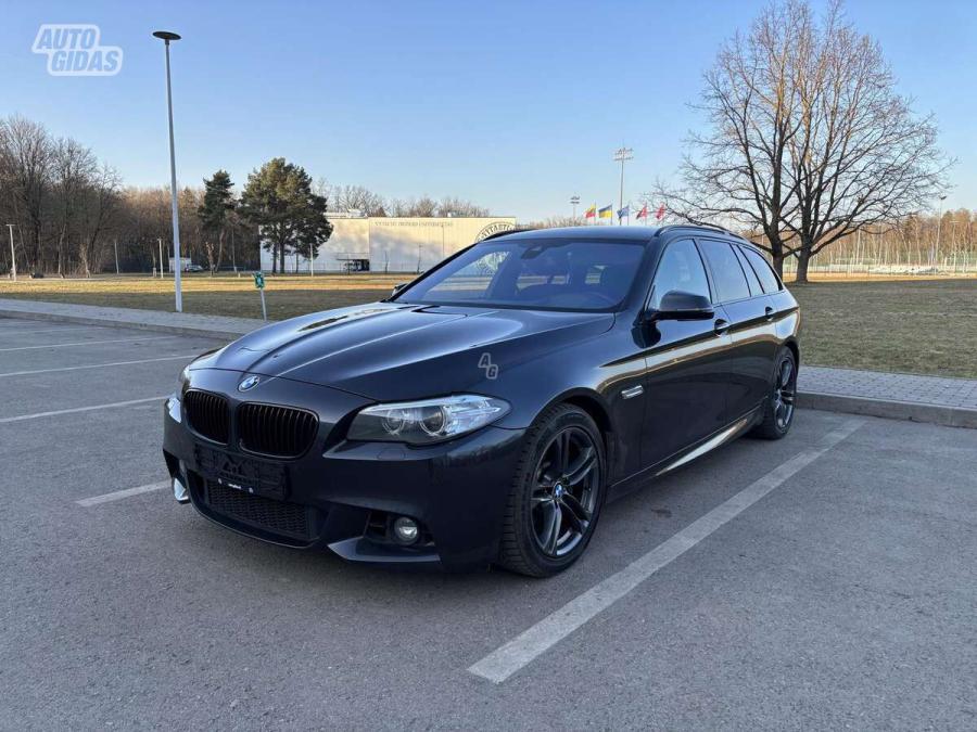 Black BMW 525 2014 in Kaunas, with an engine capacity of 2.00 L and mileage of 284 thousand km for 11400 €, photo 1 on AUTOMOTO.COM.LV