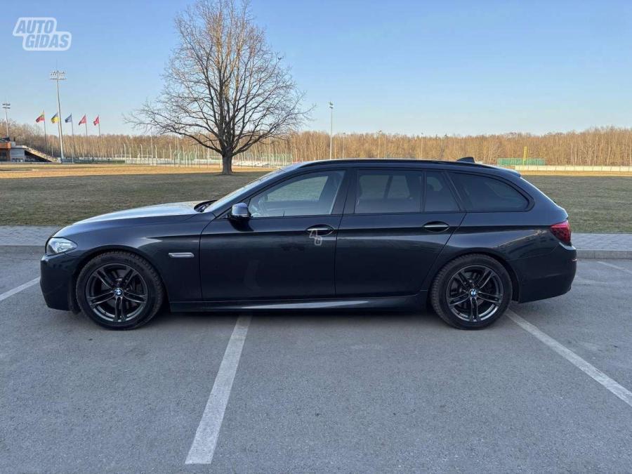 Black BMW 525 2014 in Kaunas, with an engine capacity of 2.00 L and mileage of 284 thousand km for 11400 €, photo 7 on AUTOMOTO.COM.LV