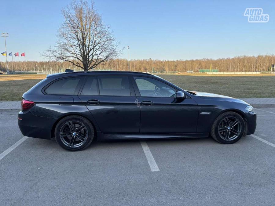 Black BMW 525 2014 in Kaunas, with an engine capacity of 2.00 L and mileage of 284 thousand km for 11400 €, photo 8 on AUTOMOTO.COM.LV