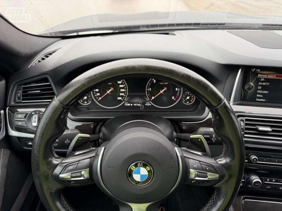 Black BMW 525 2014 in Kaunas, with an engine capacity of 2.00 L and mileage of 284 thousand km for 11400 €, photo 18 on AUTOMOTO.COM.LV
