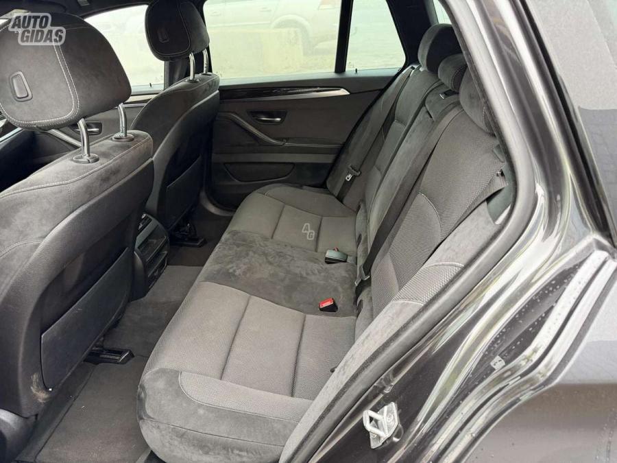 Black BMW 525 2014 in Kaunas, with an engine capacity of 2.00 L and mileage of 284 thousand km for 11400 €, photo 33 on AUTOMOTO.COM.LV