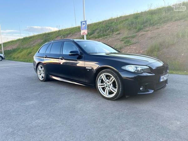 Black BMW 525 2014 in Vilnius, with an engine capacity of 2.00 L and mileage of 315 thousand km for 10800 €, photo 6 on AUTOMOTO.COM.LV