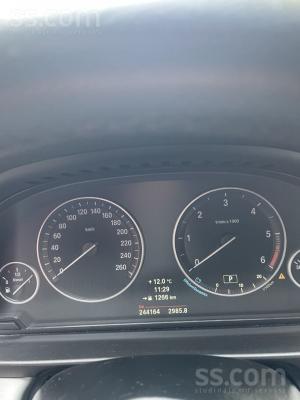Black BMW 525 2014 in Riga, with an engine capacity of 2.00 L and mileage of 244 thousand km for 10000 €, photo 6 on AUTOMOTO.COM.LV