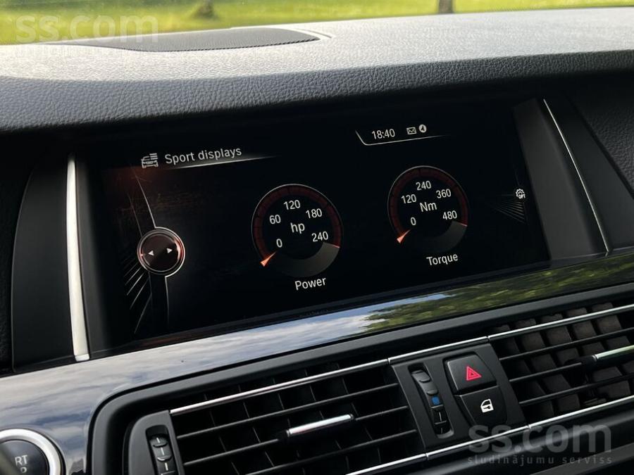 Melns BMW 525 2014 Cēsis, ar dzinēja tilpumu 2.00 L un nobraukumu 301 tūkst. km par 8500 €, foto 25 vietnē AUTOMOTO.COM.LV