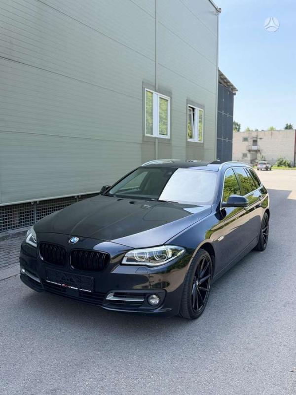 Black BMW 525 2014 in Radviliskis, with an engine capacity of 2.00 L and mileage of 323 thousand km for 13300 €, photo 1 on AUTOMOTO.COM.LV