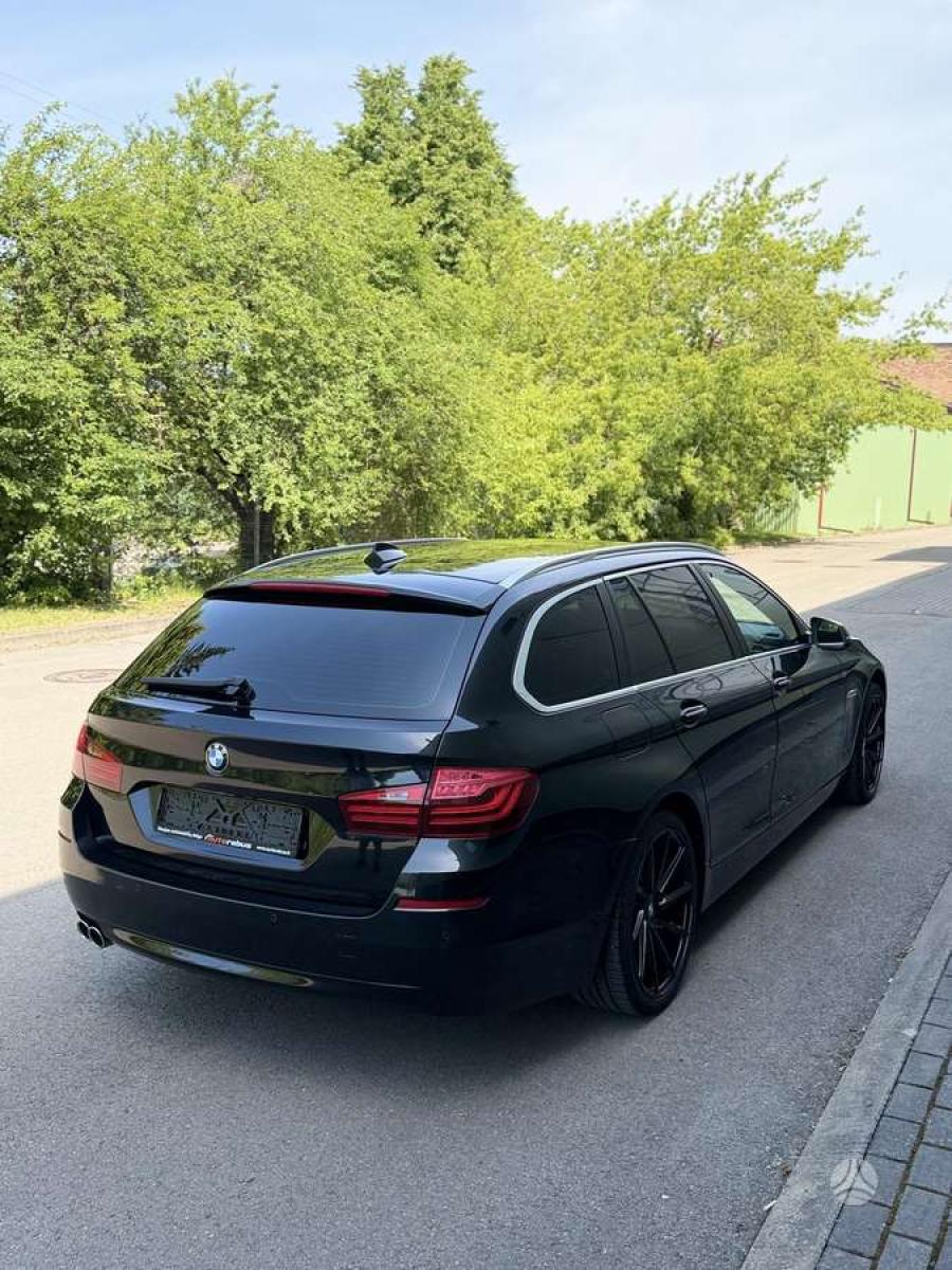 Black BMW 525 2014 in Radviliskis, with an engine capacity of 2.00 L and mileage of 323 thousand km for 13300 €, photo 5 on AUTOMOTO.COM.LV