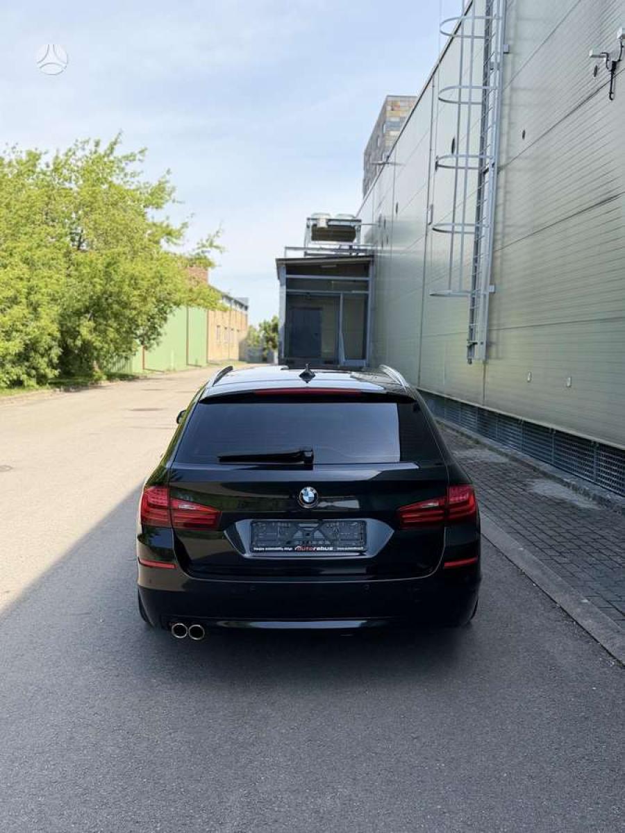Black BMW 525 2014 in Radviliskis, with an engine capacity of 2.00 L and mileage of 323 thousand km for 13300 €, photo 6 on AUTOMOTO.COM.LV