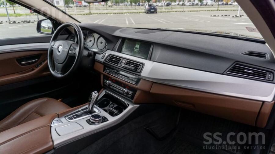Melns BMW 525 2014 Rīga, ar dzinēja tilpumu 2.00 L un nobraukumu 245 tūkst. km par 8490 €, foto 12 vietnē AUTOMOTO.COM.LV