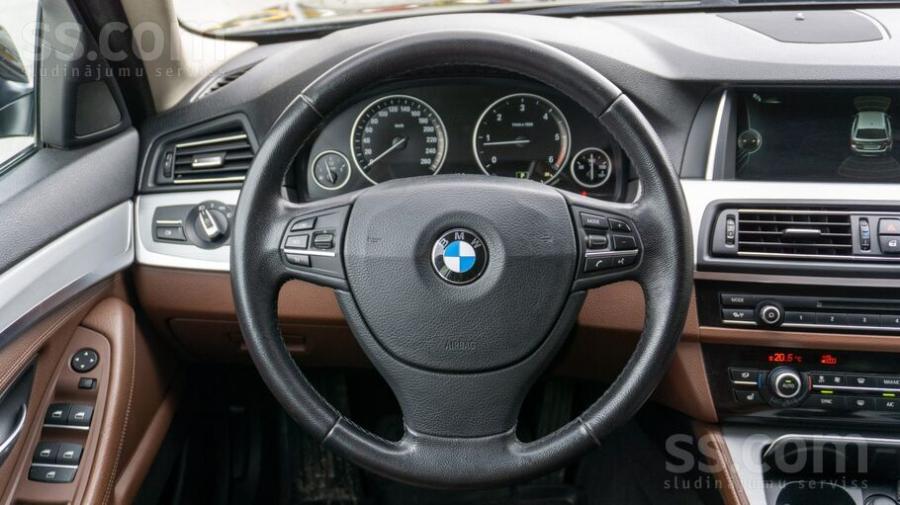 Melns BMW 525 2014 Rīga, ar dzinēja tilpumu 2.00 L un nobraukumu 245 tūkst. km par 8490 €, foto 15 vietnē AUTOMOTO.COM.LV