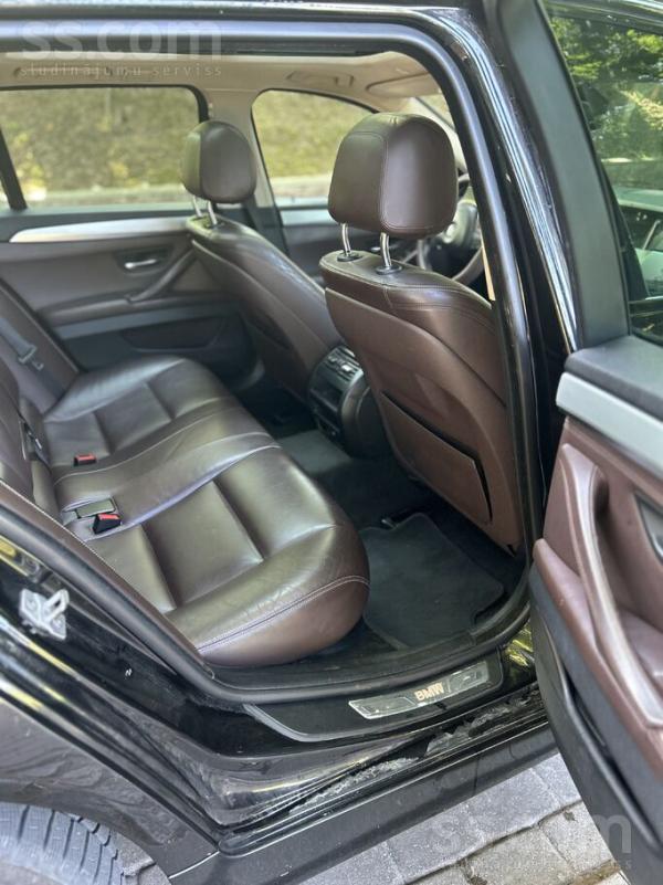 Melns BMW 525 2014 Bauska, ar dzinēja tilpumu 2.00 L un nobraukumu 359 tūkst. km par 9500 €, foto 6 vietnē AUTOMOTO.COM.LV
