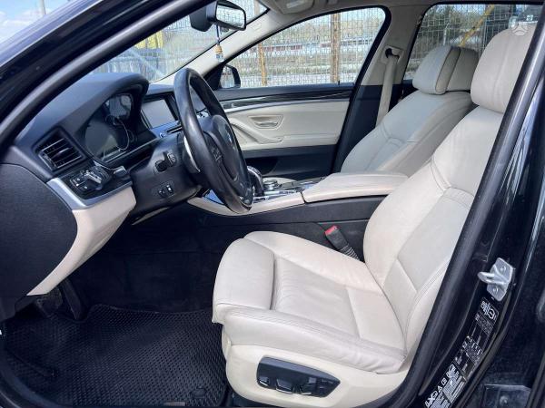 Melns BMW 525 2014 Kauņa, ar dzinēja tilpumu 2.00 L un nobraukumu 278 tūkst. km par 8350 €, foto 5 vietnē AUTOMOTO.COM.LV