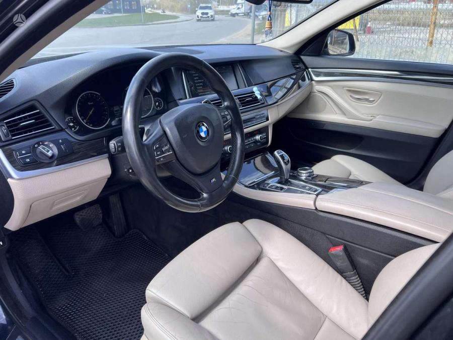 Melns BMW 525 2014 Kauņa, ar dzinēja tilpumu 2.00 L un nobraukumu 278 tūkst. km par 8350 €, foto 7 vietnē AUTOMOTO.COM.LV