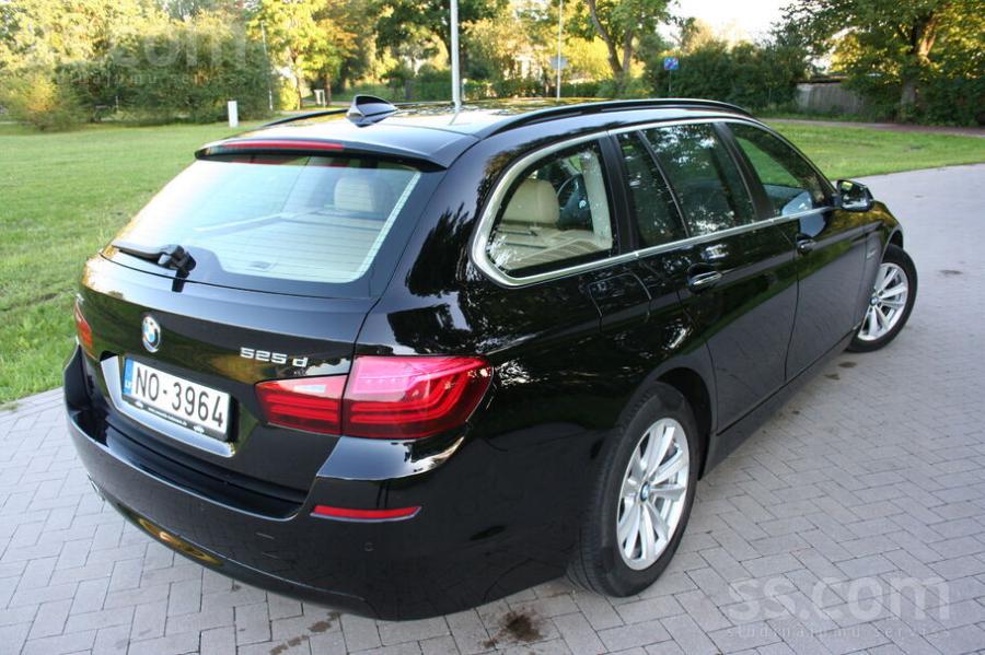 Black BMW 525 2014 in Riga, with an engine capacity of 2.00 L and mileage of 328 thousand km for 4500 €, photo 4 on AUTOMOTO.COM.LV