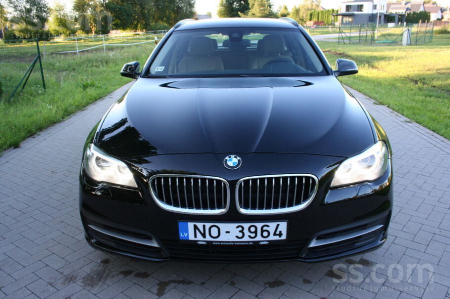 Black BMW 525 2014 in Riga, with an engine capacity of 2.00 L and mileage of 328 thousand km for 4500 €, photo 6 on AUTOMOTO.COM.LV