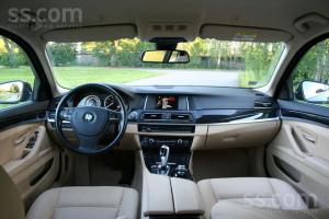 Black BMW 525 2014 in Riga, with an engine capacity of 2.00 L and mileage of 328 thousand km for 4500 €, photo 7 on AUTOMOTO.COM.LV