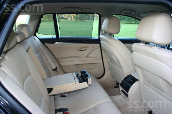 Black BMW 525 2014 in Riga, with an engine capacity of 2.00 L and mileage of 328 thousand km for 4500 €, photo 8 on AUTOMOTO.COM.LV