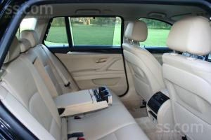Black BMW 525 2014 in Riga, with an engine capacity of 2.00 L and mileage of 328 thousand km for 4500 €, photo 9 on AUTOMOTO.COM.LV
