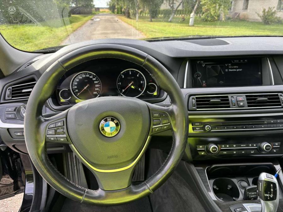 Черный БМВ 525 2014 в Паневежис, объемом двигателя 2.00 л и пробегом 312 тыс. км за 8650 €, фото 23 на AUTOMOTO.COM.LV